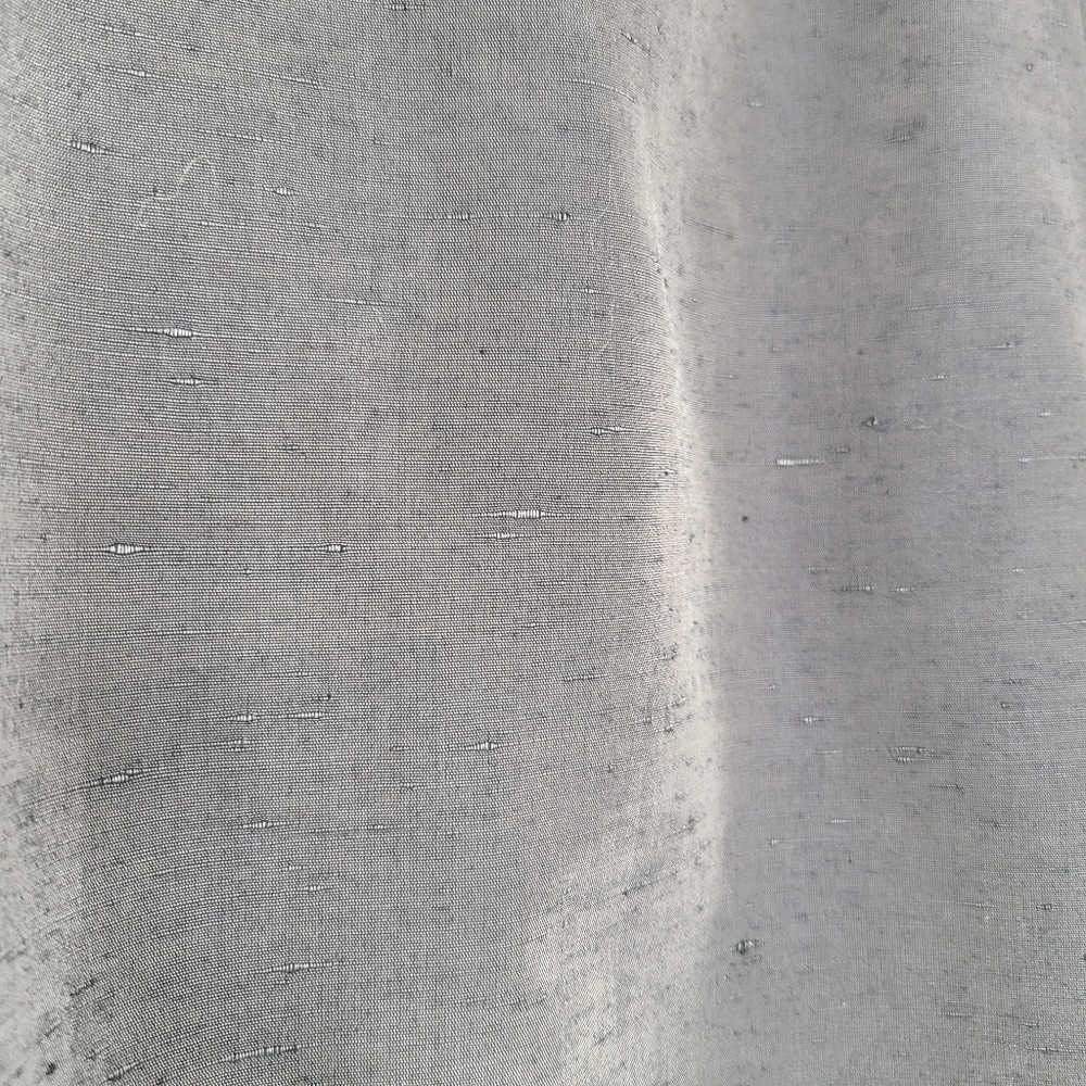 1960s A-Line Gray Shantung Vintage Skirt - Gem